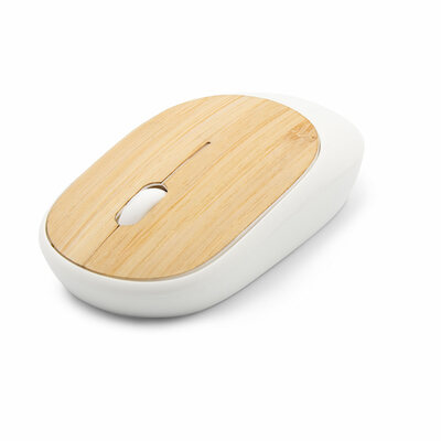 Wireless computer mouse, bamboo detail | Judith - axpol.com.pl