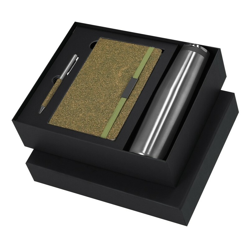 Gift set, thermos 500 ml, notebook approx. A5, ball pen, gift box ...